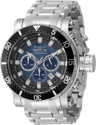 Invicta Coalition Forces 49753 Herrenuhr - Quarzwerk - Edelstahl mit schwarzem Zifferblatt - 52 mm