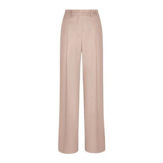 Kiton Beige Seidenhose im Neapel-Stil - - Trousers - Damen - Braun - M