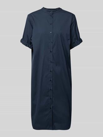Mos Mosh Knielanges Hemdblusenkleid mit Stehkragen Modell Arleth