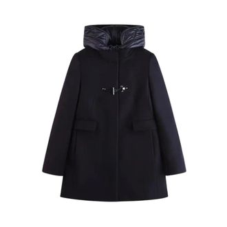 Fay Toggle Coat Urban Femininer Look - - Coats - Damen - Blau - M