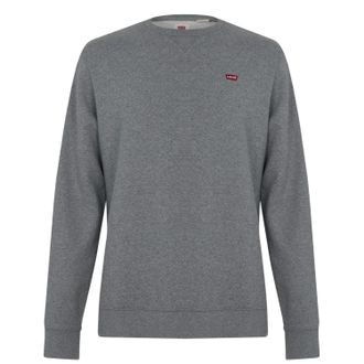 Levi's Original Sweatshirt f&uuml;r Herren, Rundhalsausschnitt (Grau meliert)
