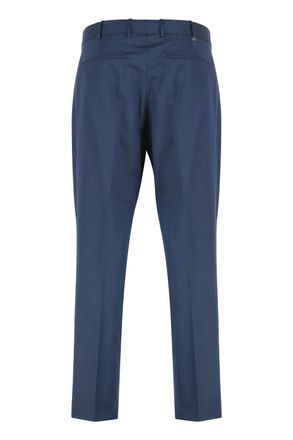 Pantaloni Torino Mens Trousers Silkochino Blue Silk Chinos