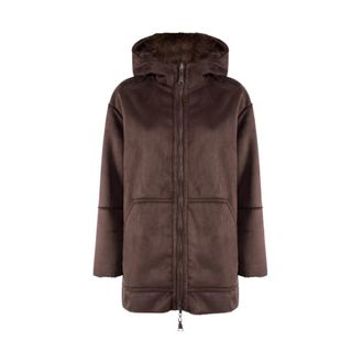 Nenette Paris Reversible Parka - - Jackets - Damen - Braun - XS