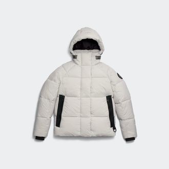Canada Goose Junction Parka mit Black Label (Weiblich, Silverbirch, M)