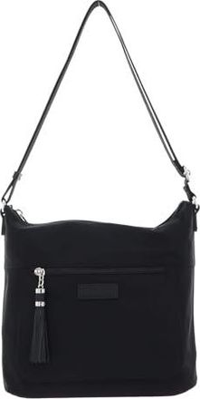 Lancaster Sac besace - Basic Pompon Noir