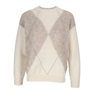 PESERICO Pull col rond - Femme - Pulls - Beige - Taille: 42 FR