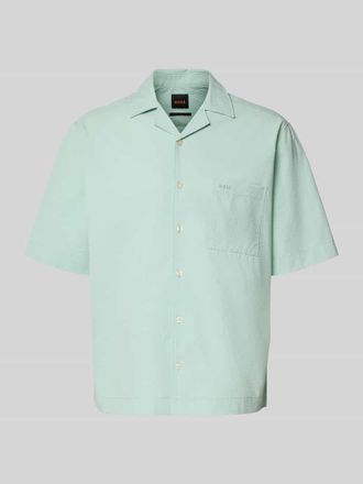 Boss Orange by Hugo Boss Relaxed Fit Freizeithemd mit Seersucker-Verarbeitung Modell LAPISY_M