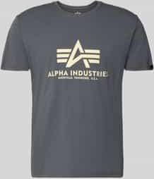 Alpha Industries T-Shirt mit Label-Detail Modell BASIC