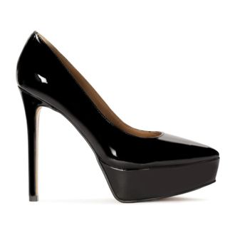 Kazar Schwarze lackierte Plateau- und Stiletto-Pumps - - Shoes - Damen - Schwarzk - 38 EU