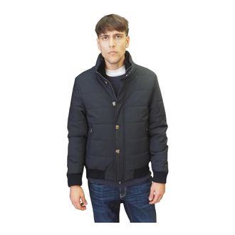 Barba Gepolsterte Winterjacke - - Jackets - Herren - Blau - L