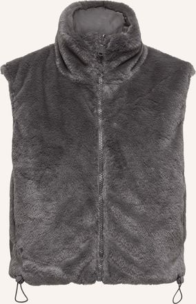 Only Kunstfell-Weste grau