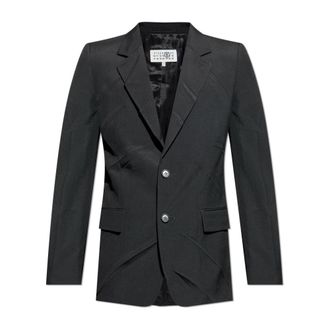 Maison Margiela Einreihiger Blazer - - Jackets - Herren - Schwarzk - M