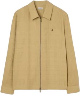 Burberry Homme, Vestes, Beige, Taille: 2XL Burberry Chemises