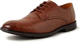 Clarks Homme Ronnie Walk Derbys, Marron (British Tan Lea British Tan Lea), 44.5 EU