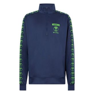 Moschino Zip Hoodie - - Sweatshirts & Hoodies - Herren - Blau - 3XL