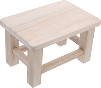 TOPBATHY Holz Hocker Klein Massiv Aus Naturholz Schuhhocker Tritthocker Wechselschuhhocker F&uuml;r Zuhause Wohnheim