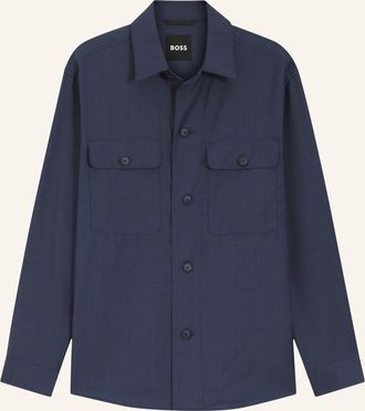 HUGO BOSS Blazer P-Carper-Os-Wg-262 Relaxed Fit blau