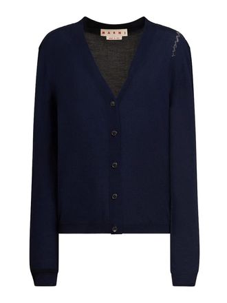 Marni Pull Col Rond - Bleu