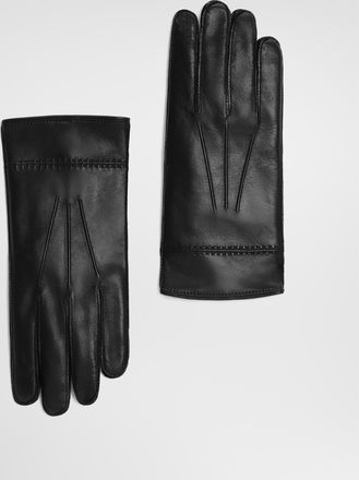 Dolce & Gabbana Handschuhe Aus Nappaleder - Mann H&uuml;te Und Handschuhe Schwarz 10