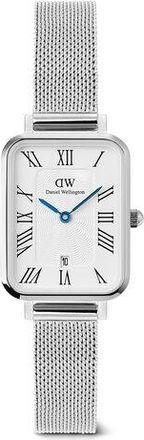 Daniel Wellington Uhr Quadro Sterling Roman Numerals DW00100863 Silberfarben
