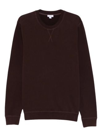 Sunspel sweat Loopback - Marron
