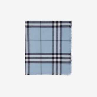 Burberry &Eacute;charpe large en laine Check
