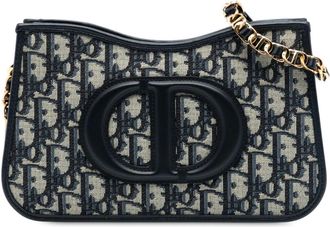 Dior Hobo Bags - Mini Oblique Canvas CD Signature Hobo - Gr. unisize - in Blau - f&uuml;r Damen