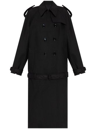 Givenchy manteau à boutonnière croisée - Noir