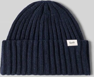 For&eacute;t M&uuml;tze aus Lammwolle mit Label-Patch