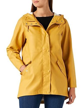 Vero Moda TALL Vmmalou Noos Tall Veste enduite, Ambre dor&eacute; Femme