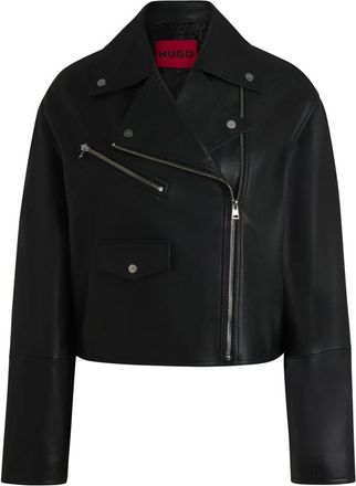 HUGO BOSS Homme, Vestes, Noir, Taille: XS Laridas Biker Jacket