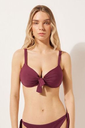 Calzedonia Push-up-bikinioberteil Mit Leichter Wattierung Indonesia Bordeaux