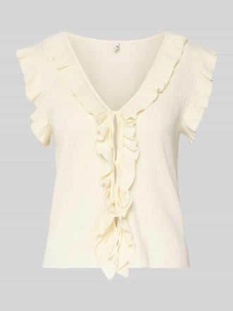 Only Slim Fit Strick-Top aus Viskose-Mix Modell NELLY