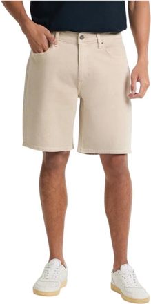 Guess Homme, Shorts, Beige, Taille: W34 Denim Shorts