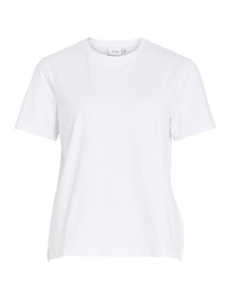 Vila Damen Vinora S/S T-Shirt-Noos (DE/NL/SE/PL, Alphanumerisch, XL, Regular, Regular, Bright White)