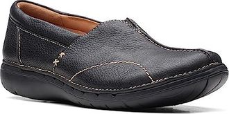 Clarks Mocassins Un Loop Stride pour Femme, Noir, 41.5 EU