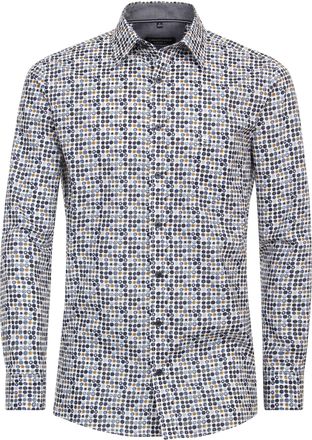 Casamoda Freizeithemd Print Comfort Fit