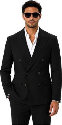 Dolce & Gabbana Homme, Vestes, Noir, Taille: M Veste crois&eacute;e