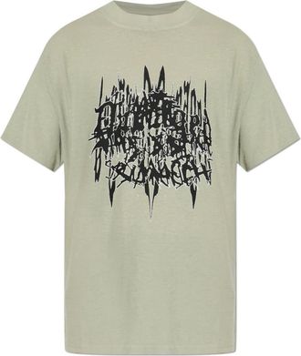 44 Label Group Homme, Tops, Vert, Taille: L Logo Print T-Shirt