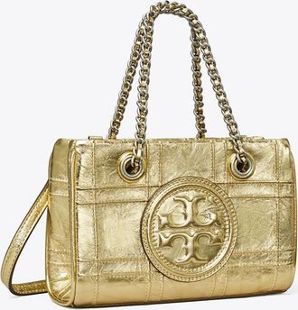 Tory Burch Damen Weiche Fleming Mini Tote Bag mit Kettenriemen