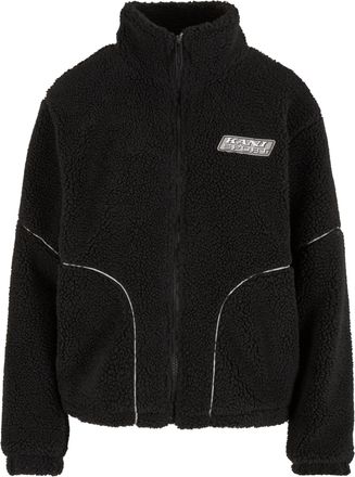 Karl Kani Sport Patch Teddy Block Trackjacket Black/lightgrey, M