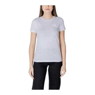 A|X Armani Exchange Slim Fit Kurzarm T-Shirt mit Rundhalsausschnitt - - Tops - Damen - Wei&szlig; - XS