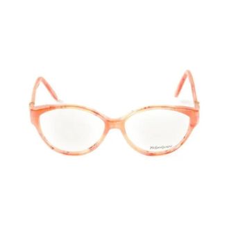 Saint Laurent Pre-owned Acetat sonnenbrillen - - Pre-owned - Damen - Orange - ONE SIZE