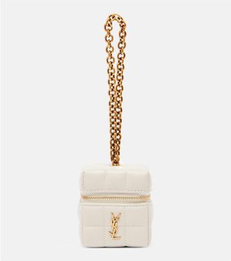 Saint Laurent Pochette Cube Cassandre Carré Mini en cuir
