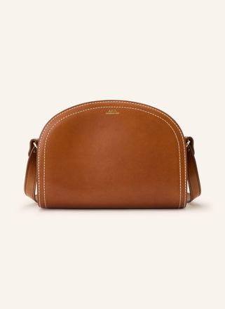 A.P.C. Umh&auml;ngetasche Demi Lune braun