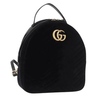 Gucci Pre-owned Vintage Backpack - Femme - Pre-owned - Noir - Taille: ONE Size