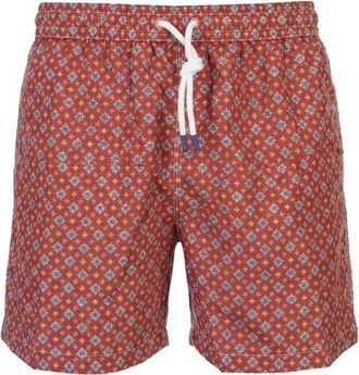 Fedeli Homme, Maillots de bain, Rouge, Taille: XL Madeira Airstop Swim Trunk
