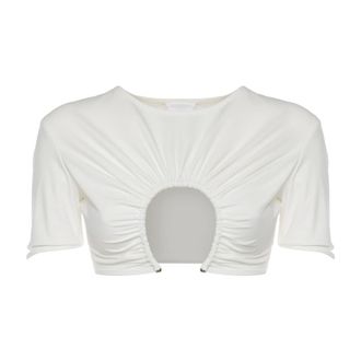 CHRISTOPHER ESBER Femme, Tops, Blanc, Taille: 36 FR T-Chemises