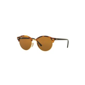Ray-Ban unisex, Accessoires, Brun, Taille: 51 MM Clubround Lunettes de soleil