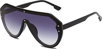 Generic 2025 designer hommes et femmes lunettes de soleil à large monture mode vacances en plein air plage ombre lunettes de soleil décoratives (couleur : G, 